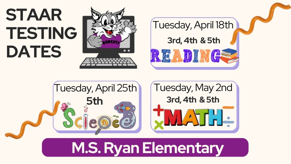 Bobcats, please be aware of the dates for the 3rd, 4th, and 5th grade ...
