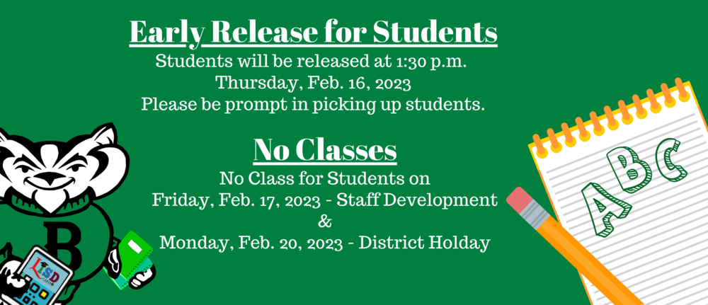 Early Release and No Classes | Antonio M. Bruni Elementary School