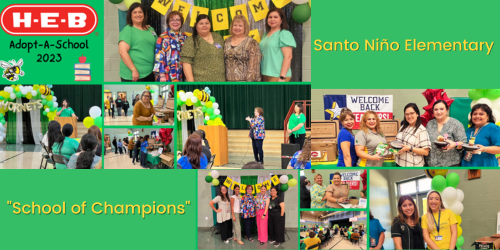 Santo Niño Elementary selected for the H-E-B's Adopt-A-School Program ...