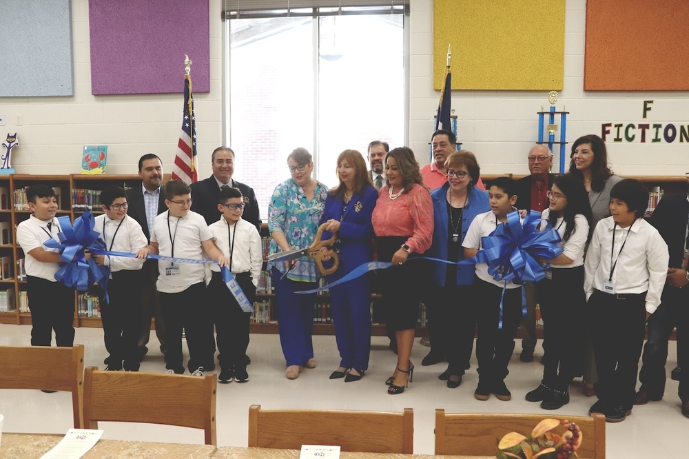 LISD dedicates Heights Elementary School Library | Heights Elementary ...