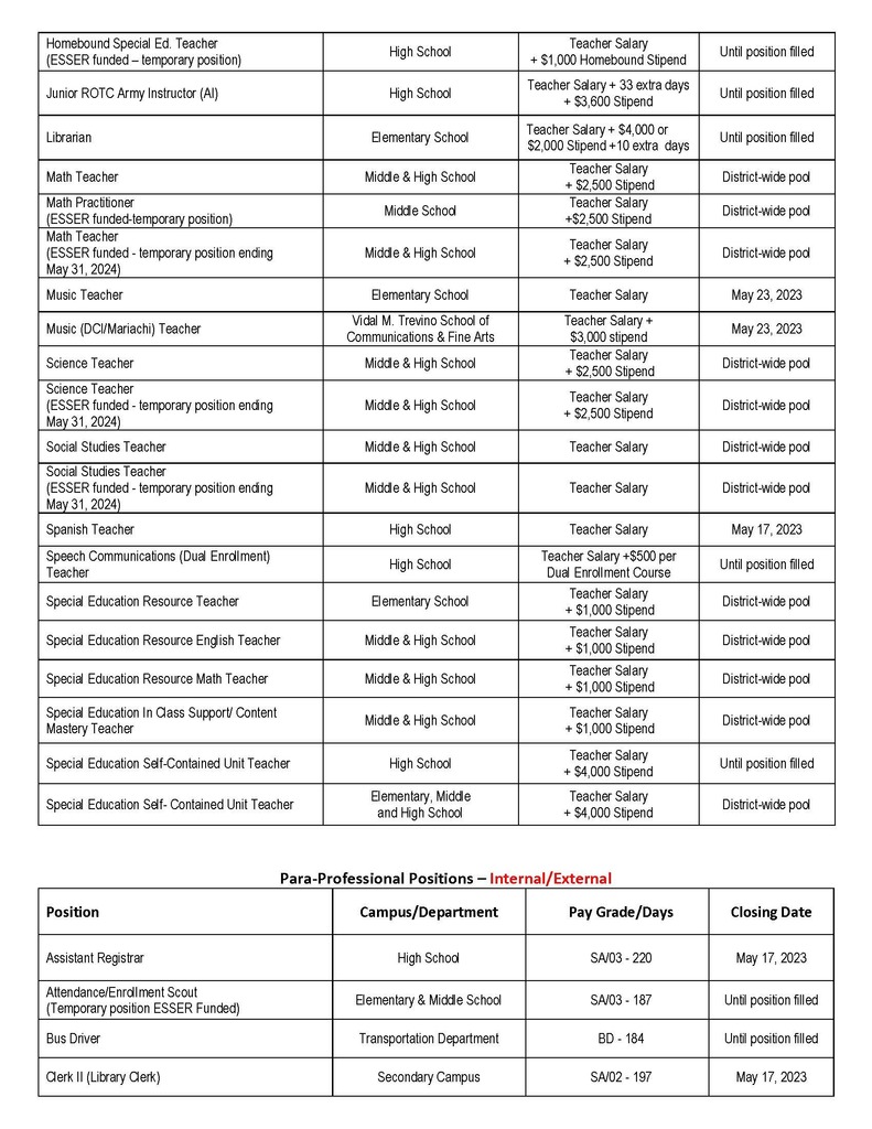 Live Feed | Laredo Independent School District