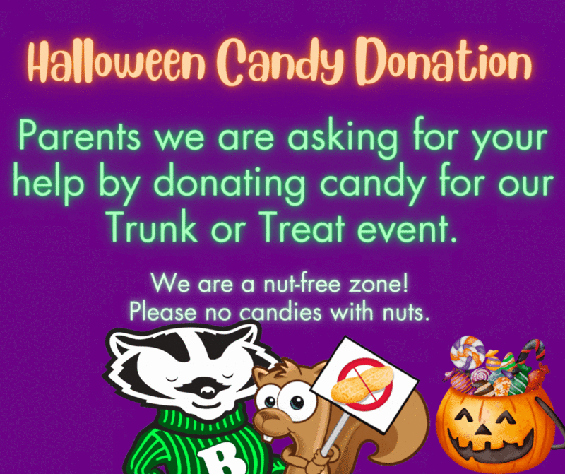 Trunk-or-Treat Candy Donation | Antonio M. Bruni Elementary School
